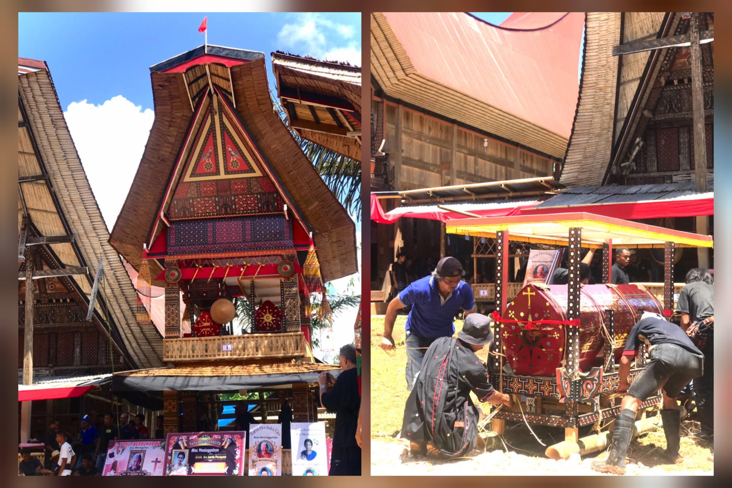 Upacara Adat Toraja 'Rambu Solo’, Antar Jenazah Bernadet Ba’ka dan ...