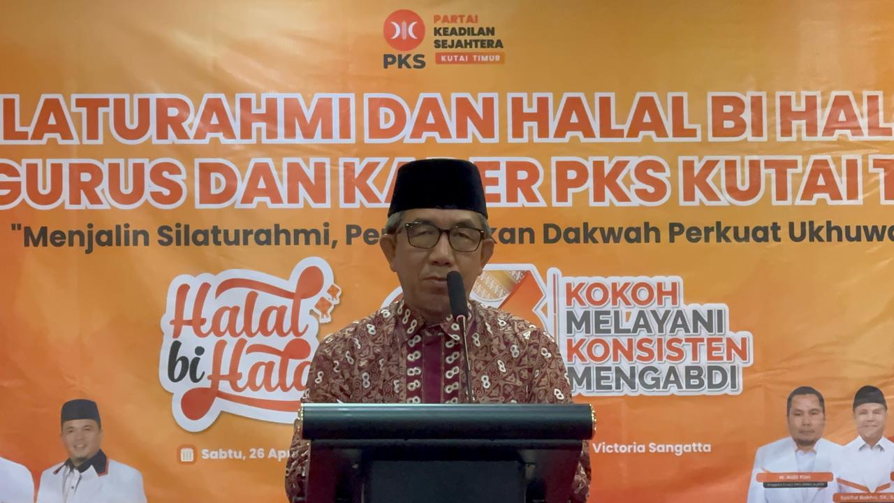 Hadiri Halal Bihalal PKS Kutai Timur, Bupati Puji Ketua DPRD - Deltamahakam.co.id